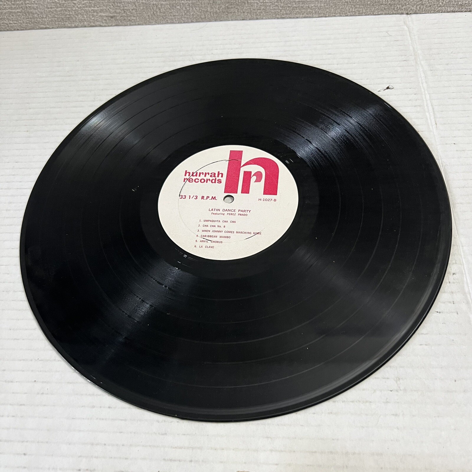Perez Prado Latin Dance Party Record Album Vinyl LP Hurrah H-1027 USA ...