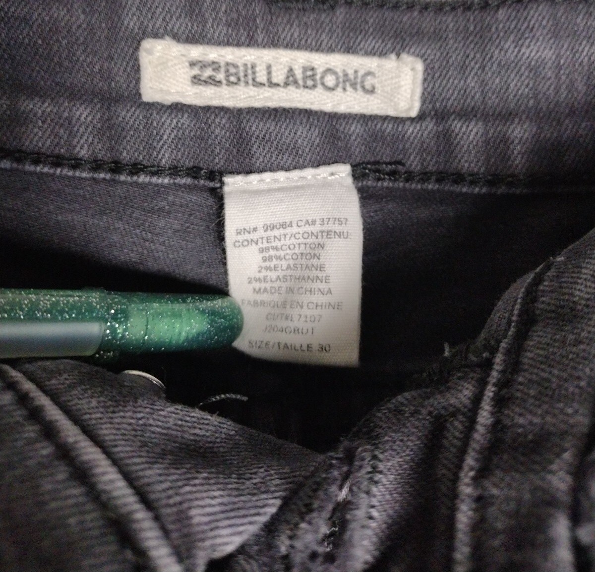 Billabong PacSun Gray Distressed Denim Shorts 30 | eBay