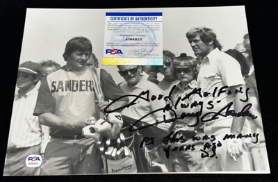 Doug Sanders "1961 US Open 2nd Great Inscription!" Signed Autographed ...