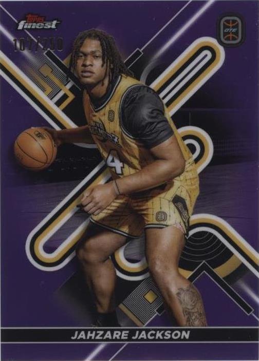 2022-23 Topps Finest OTE Overtime Elite - Jahzare Jackson #53 Purple ...