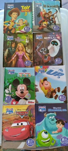 Lot Of 8 Disney Story Reader Me Reader Books Hard Cover Sound Pad Not ...