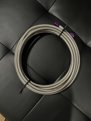 Zex NS6669 Steel Braided Nitrous Hose line -04AN 18 ft. Purple Ends ...