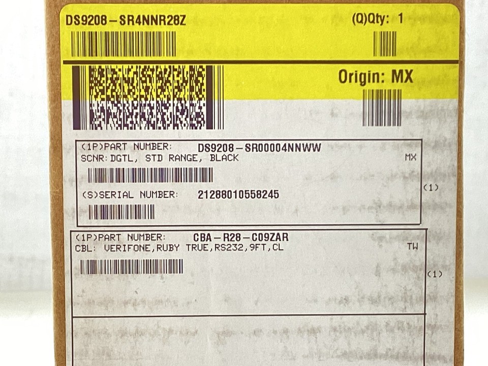 Motorola DS9208-SR4NNR28Z 2D Area Imager - USB/Serial/Keyboard Wedge | eBay