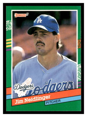 1991 Donruss #713 Jim Neidlinger - Los Angeles Dodgers Rookie | eBay