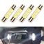 4 x White LED 6614F 6641 TS-14V1CP F30-WHP Fuse Visor Vanity Mirror ...