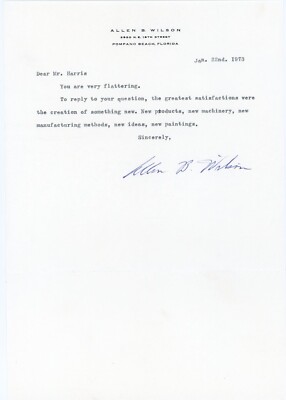 Allen B. Wilson- Vintage TLS (Painter) | eBay