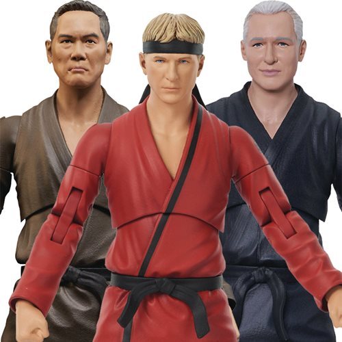 Cobra Kai Set Action Figures Johnny Lawrence Chozen Toguchi Terry ...