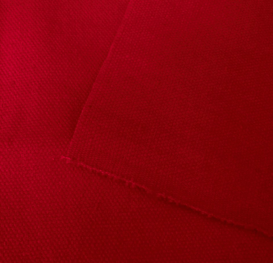 aa129n Hot Red Round Shape Cotton Canvas Cushion Cover/Pillow Case ...