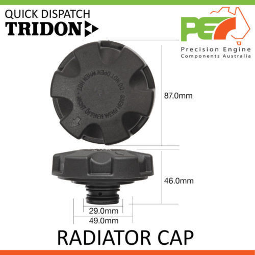 New * TRIDON * Radiator Cap For BMW X5 E70 - 3.0d 3.0L M57TU2D30 6 Cyl ...