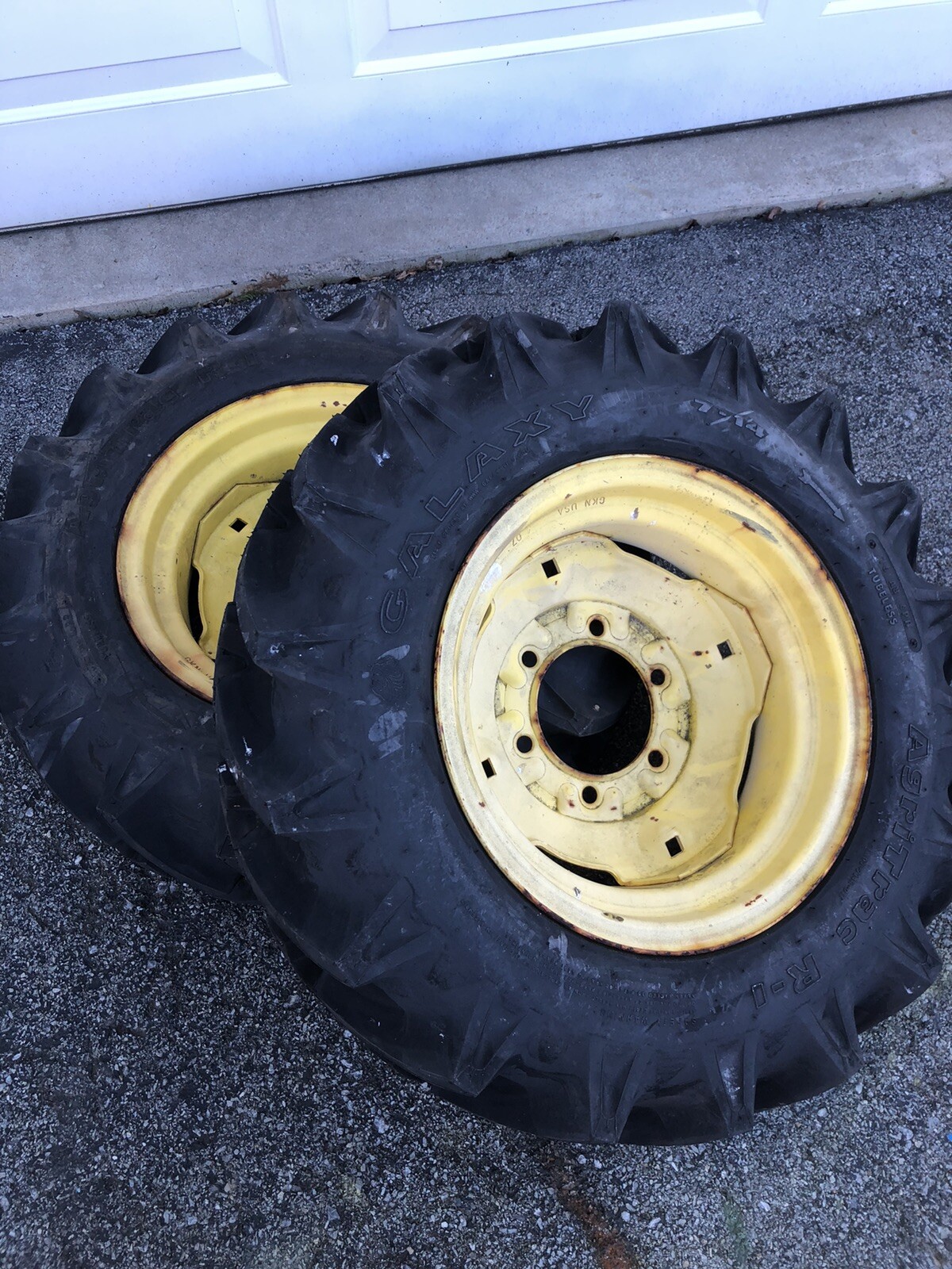 John Deere Compact Utility Tractor 7-14 Front Galaxy R1 Ag Tires/wheels ...