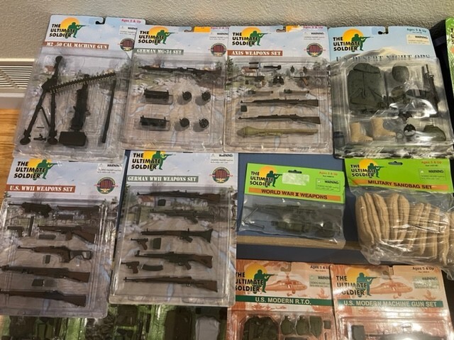 21st century toys Ultimate Soldier Pack German WW2 Weapon Set 1999 camo ...