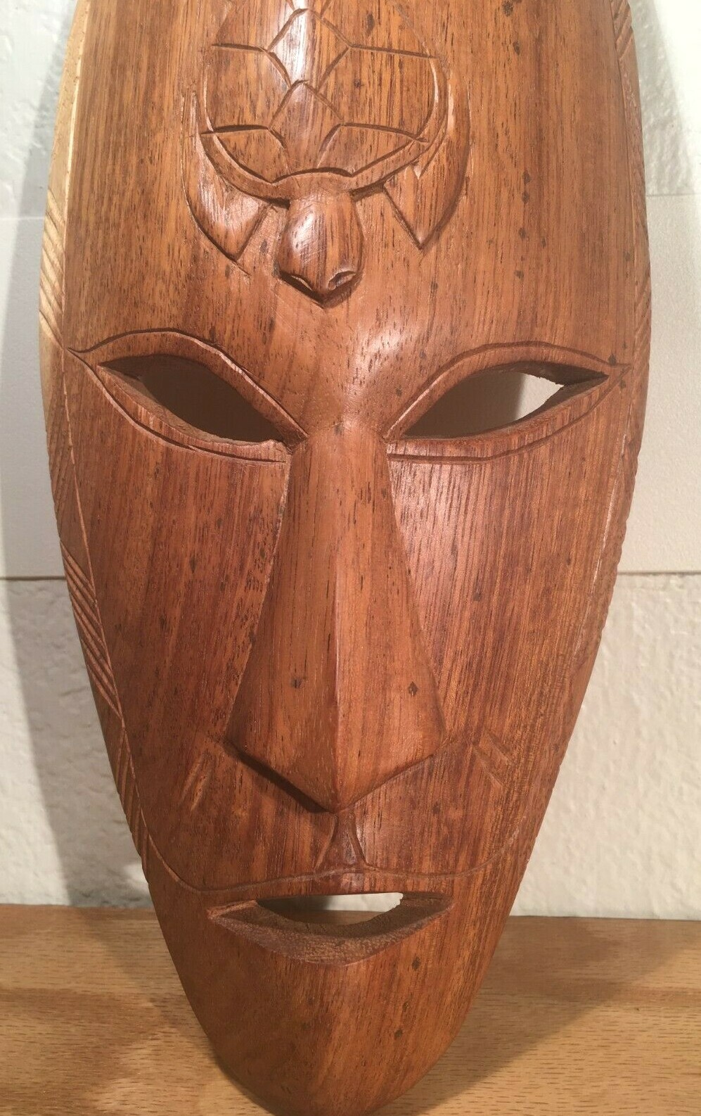 Vintage Exotic Vesi Wood "Ironwood" Fiji Mask, Rare and Beautiful | eBay
