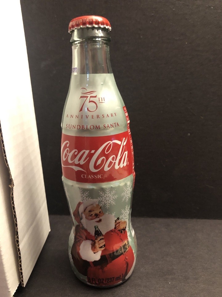 Vintage 2007 Coca-Cola Coke Sundblom Christmas Santa 75th Anniversary ...