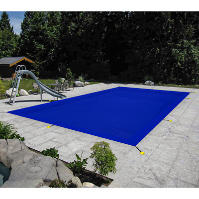 Inground Swimming Pool Cover Rectangle Winter Pool Cover Safety Heavy ...