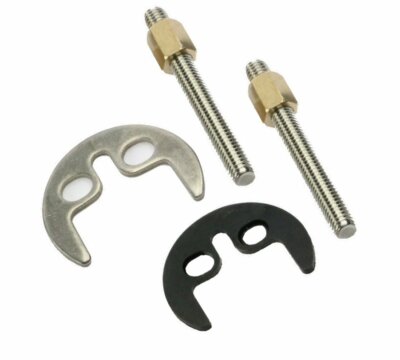 Basin Mixer Monobloc Tap Fixing Kit 2 Bolts Double Bolt Type Horse Shoe ...