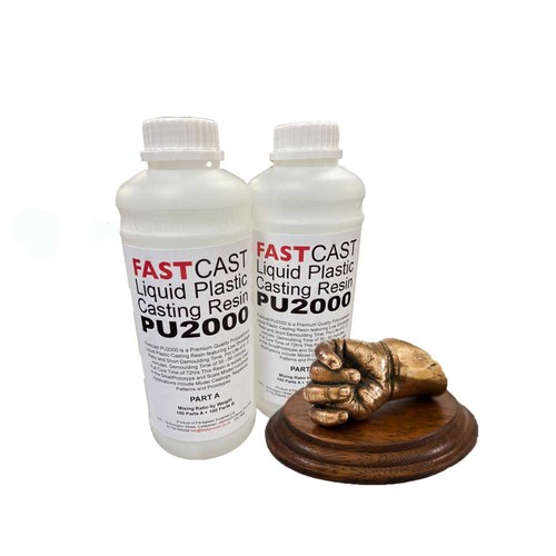 Fast Cast Polyurethane Liquid Plastic Casting Resin - PU2000 1kg Kit ...