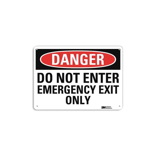 LYLE U3-1319-NA_10x7 Danger Sign,7 in x 10 in,Aluminum 461X82 | eBay