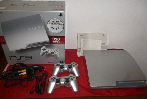 PS3 Console SLIM 320 GB Grigia | Play Station 3 GREY Limited Edition ...