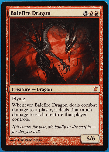 Balefire Dragon Innistrad NM Red Mythic Rare MAGIC CARD (ID# 496858 ...