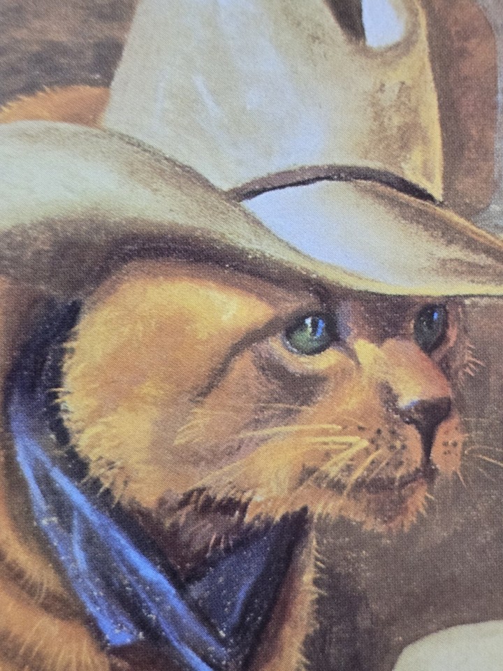 James-Younger Gang's Final Raid Western Outlaws Cats Signed Art Print ...