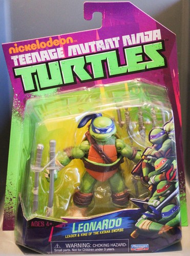 Teenage Mutant Ninja Turtles TMNT 2012 Reissue Leonardo 4.5 Inch Figure ...