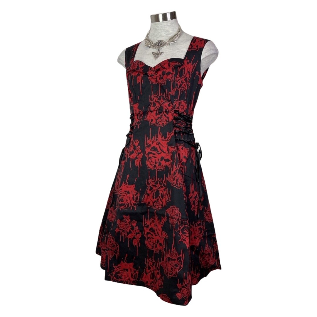 HELL BUNNY PIN UP TATTOO PSYCHO VAMPIRE BELLA HEMOPHILIA DRESS ...