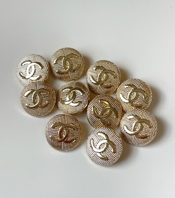 CC Designer Vintage Designer Gold Button STAMPED | 10 PC Bundle | eBay