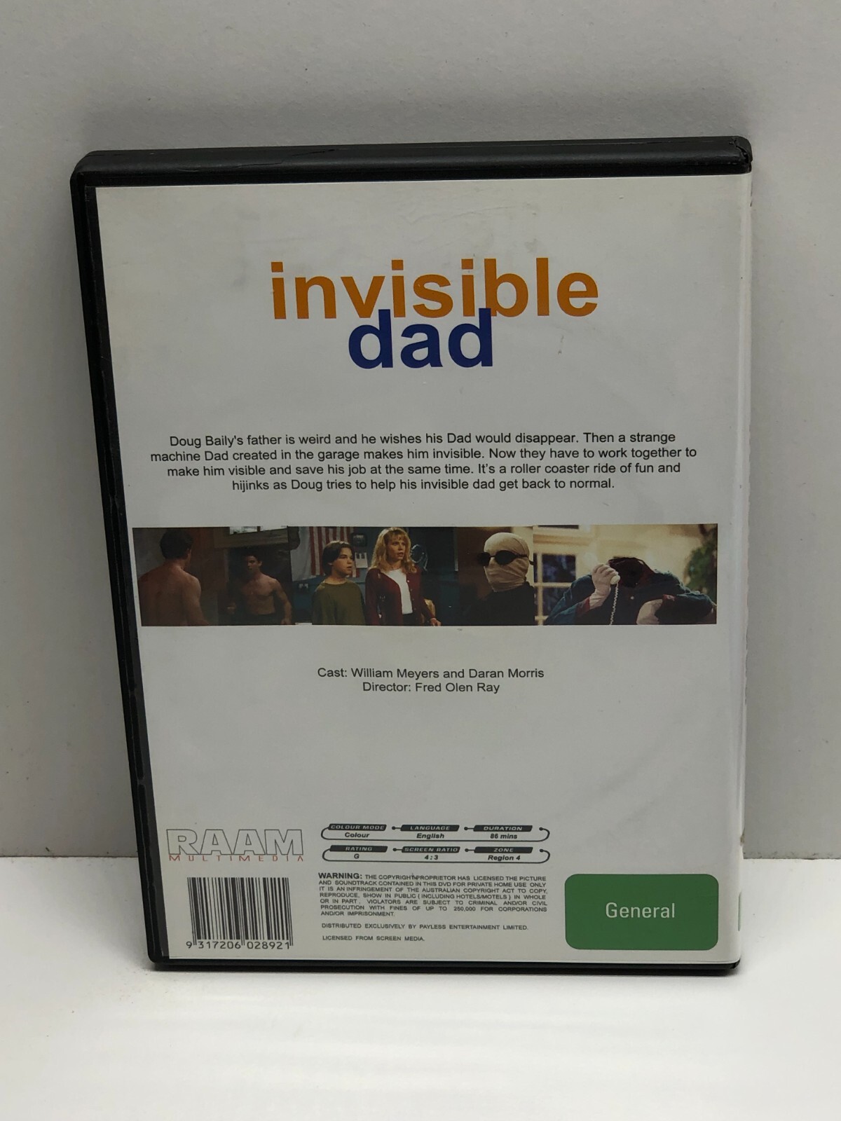 Invisible Dad DVD Very Good Condition Region 4 | eBay Australia