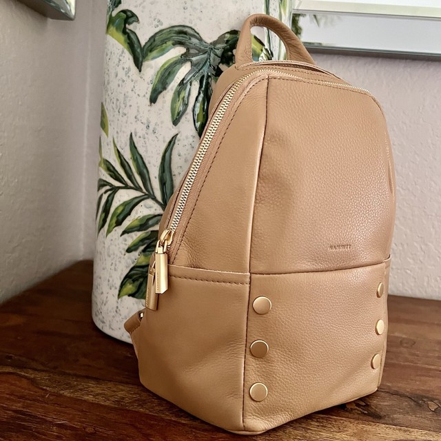 Hammitt Hunter Small Botanical Snake Gold Brushed Leather Backpack for ...