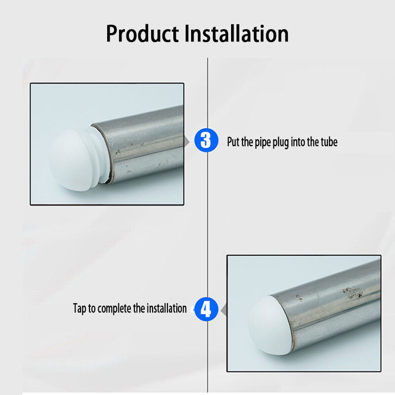Domed-Round-Plastic-Blanking-End-Caps-Tube-Pipe-Inserts-Bung Plugs ...