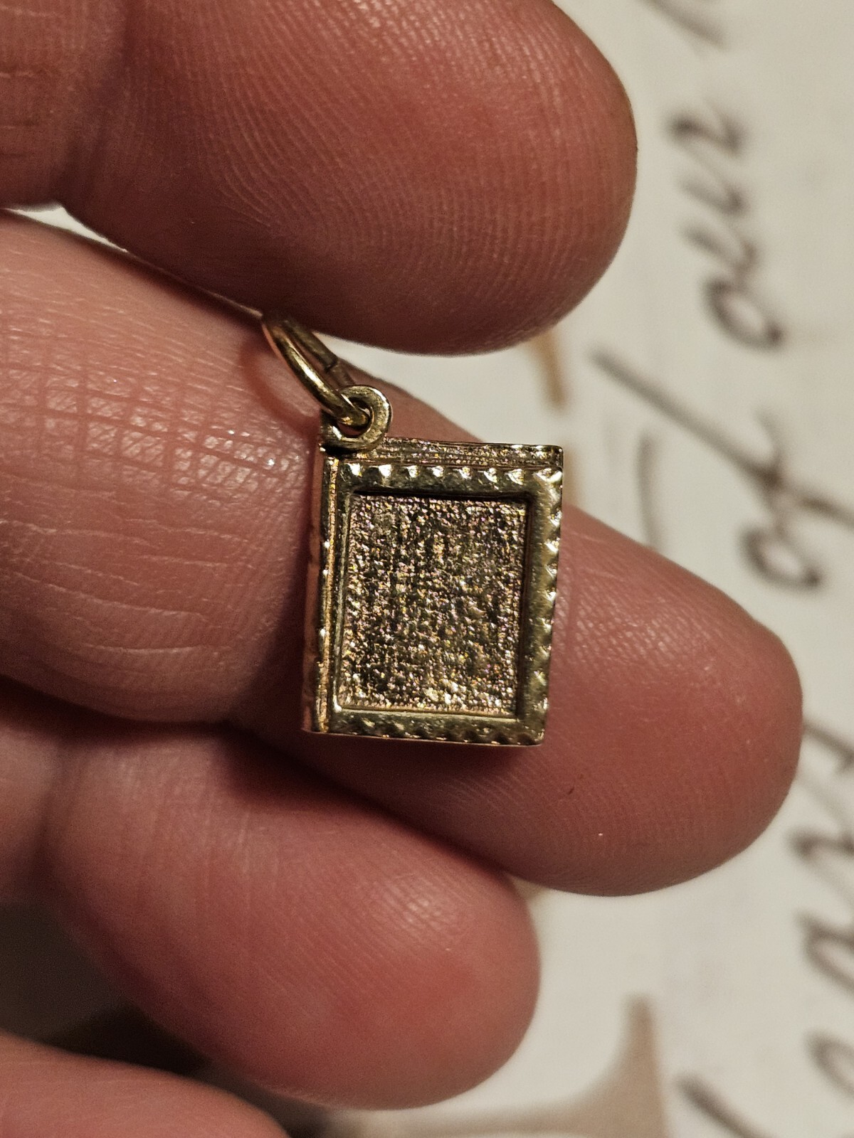 Vintage Sterling Silver 925 Picture Frame Pendant | eBay