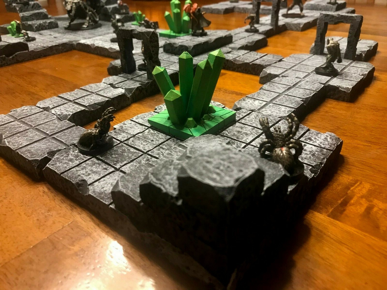 Dungeon Cavern Terrain Set 28mm Dungeons & Dragons Pathfinder d&d ...