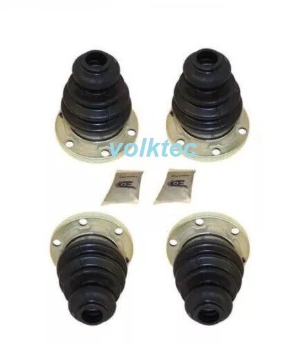 (Set x4) CV Joint Axle Boot W/Grease VW Bus Van Vanagon Bay Window ...