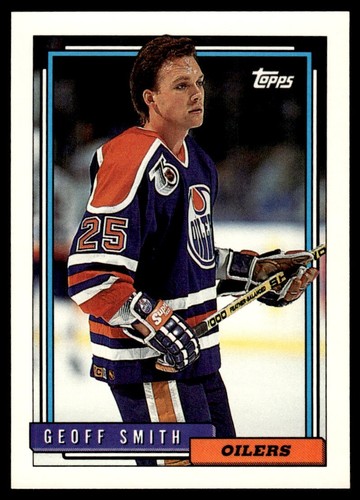 1992 Topps #275 Geoff Smith - Edmonton Oilers | eBay