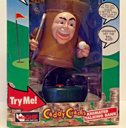 Caddy Cracks Animated Talking Bank, CaddyCracks - "New In Box", Mag-Nif ...