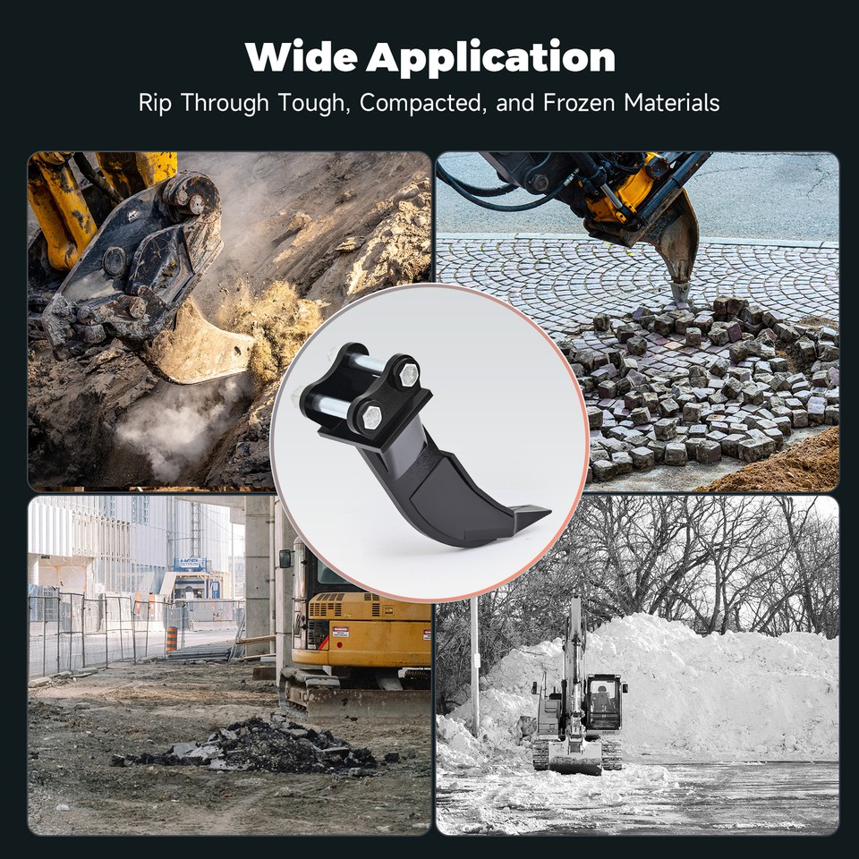 Ripper Attachment Hook 1-2 Ton Mini Excavators Small Diggers For Typhon ...