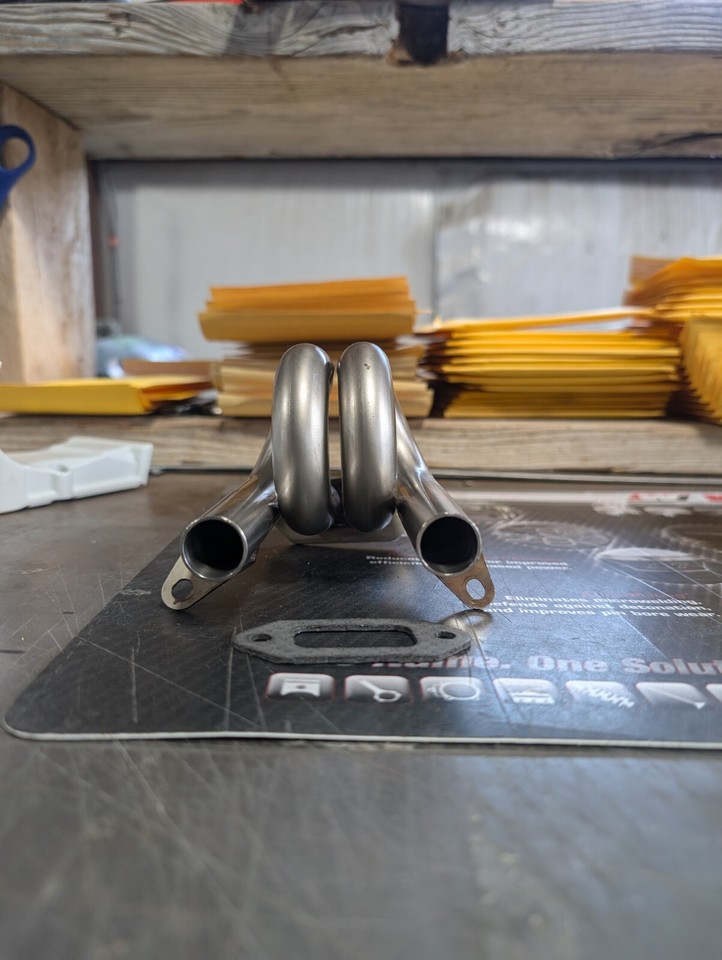 Husqvarna 372xp ram horn extreme dual port muffler mod pipe 365 372 XP ...