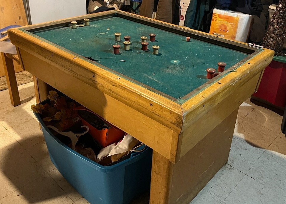Vintage Valley Bumper Pool Table | eBay