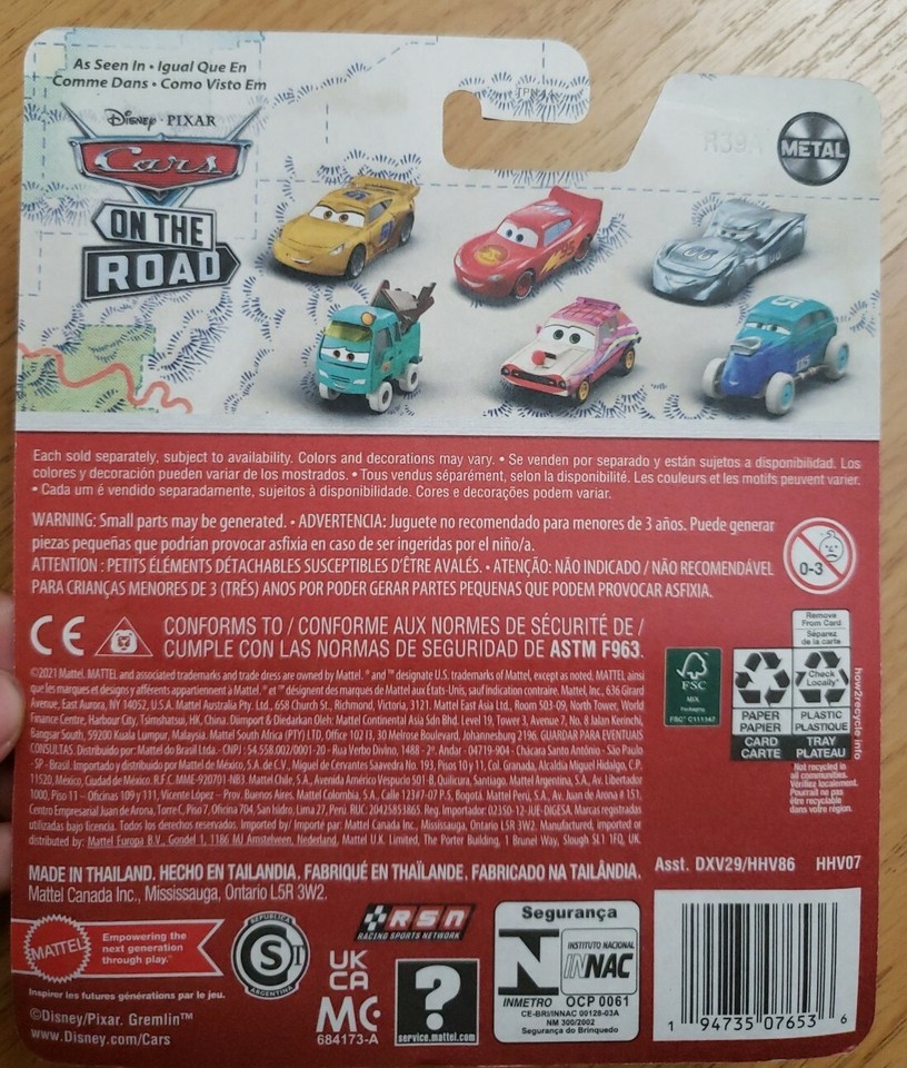 NEW 2022 Disney Pixar CARS - On The Road Series *GREEBLES* AMC Pink ...