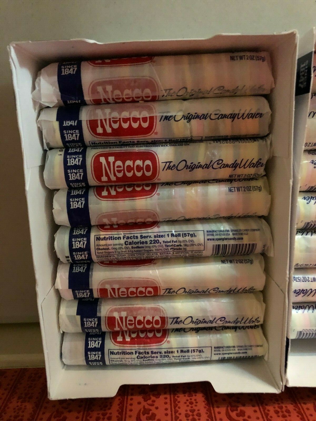 Necco Wafers 30 Rolls new In Original Box WOW !! The Original Candy ...