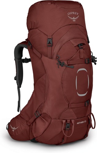Osprey Aether 55L Men's Backpacking Backpack, Large / X-Large, Deep ...