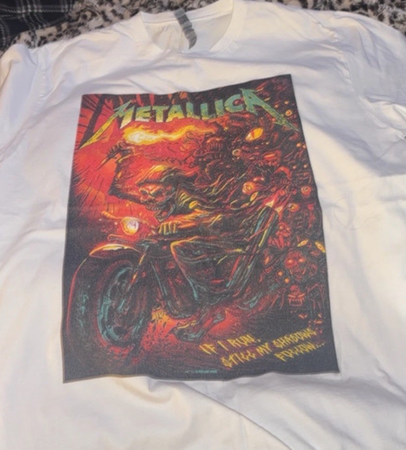 Metallica T Shirt Rock Thrash Metal Band Merch Tee Size Large | eBay UK