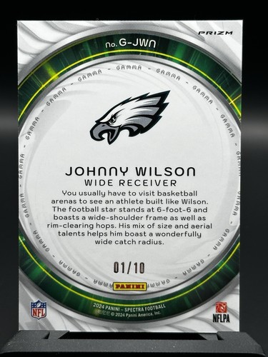 2024 Panini Spectra - Johnny Wilson RC - Gamma Universal Prizm 1/10! | eBay