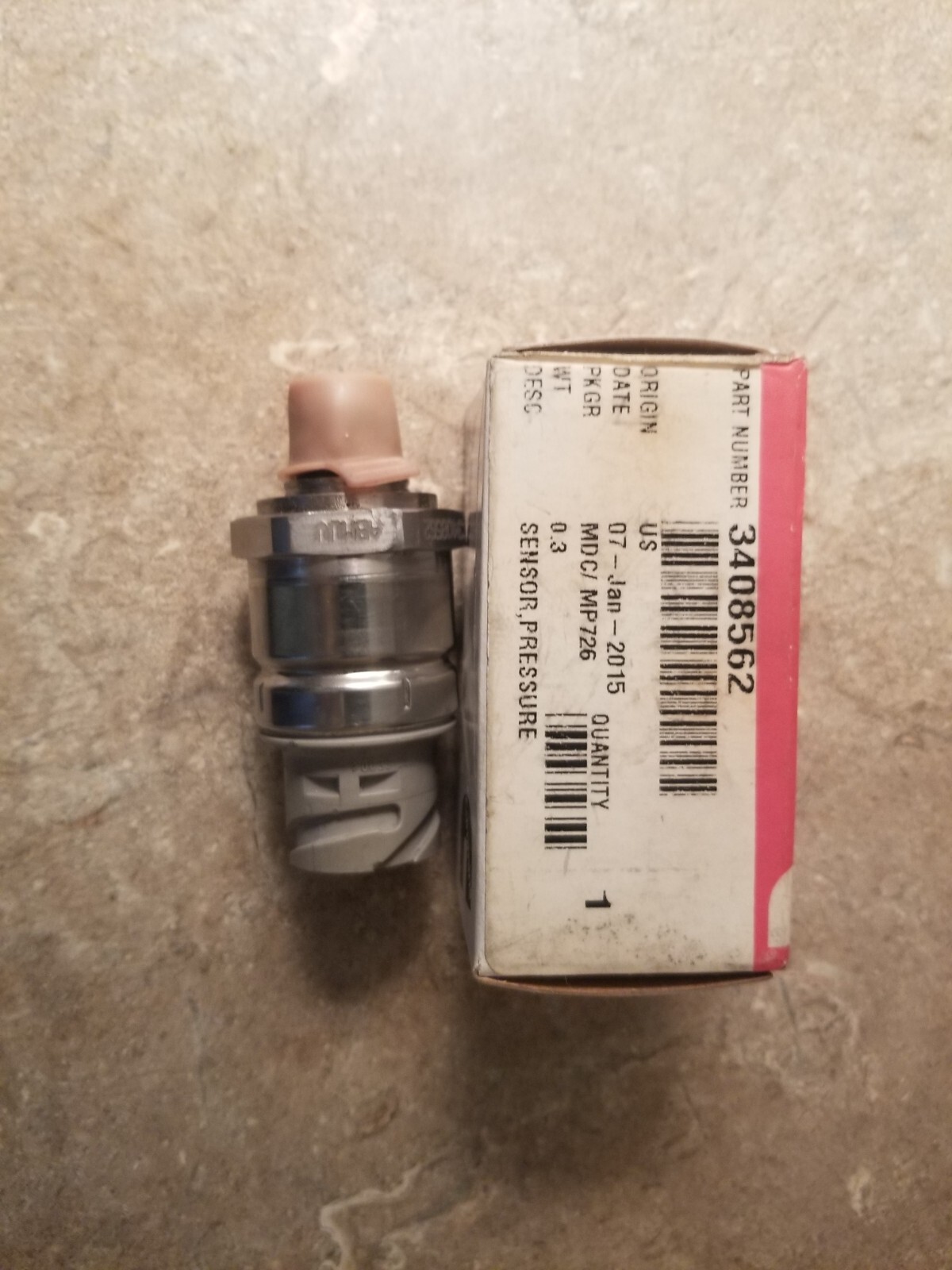 Cummins RAIL FUEL PRESSURE SENSOR 3408562 OLD P/N 2894868 MANIFOLD ...