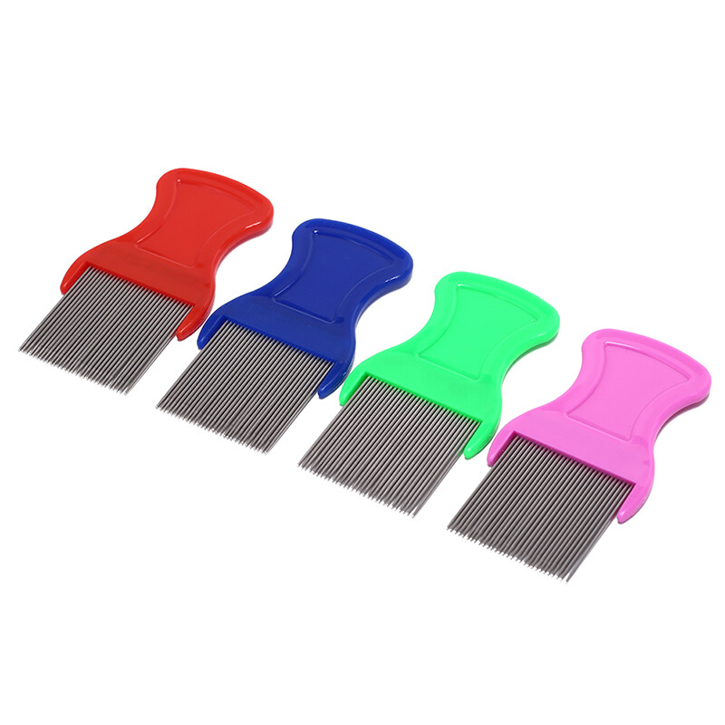 stainless steel combs for head lice dectection kids pet flea cootie ...