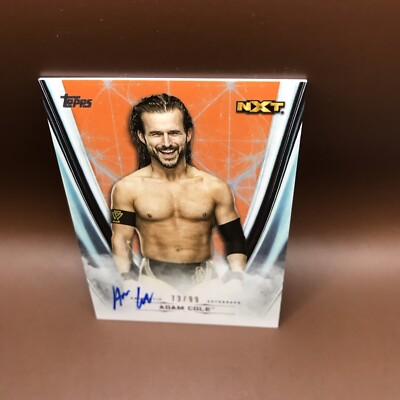 2020 Topps WWE Undisputed Adam Cole Orange Rookie Auto Autograph RC #73 ...