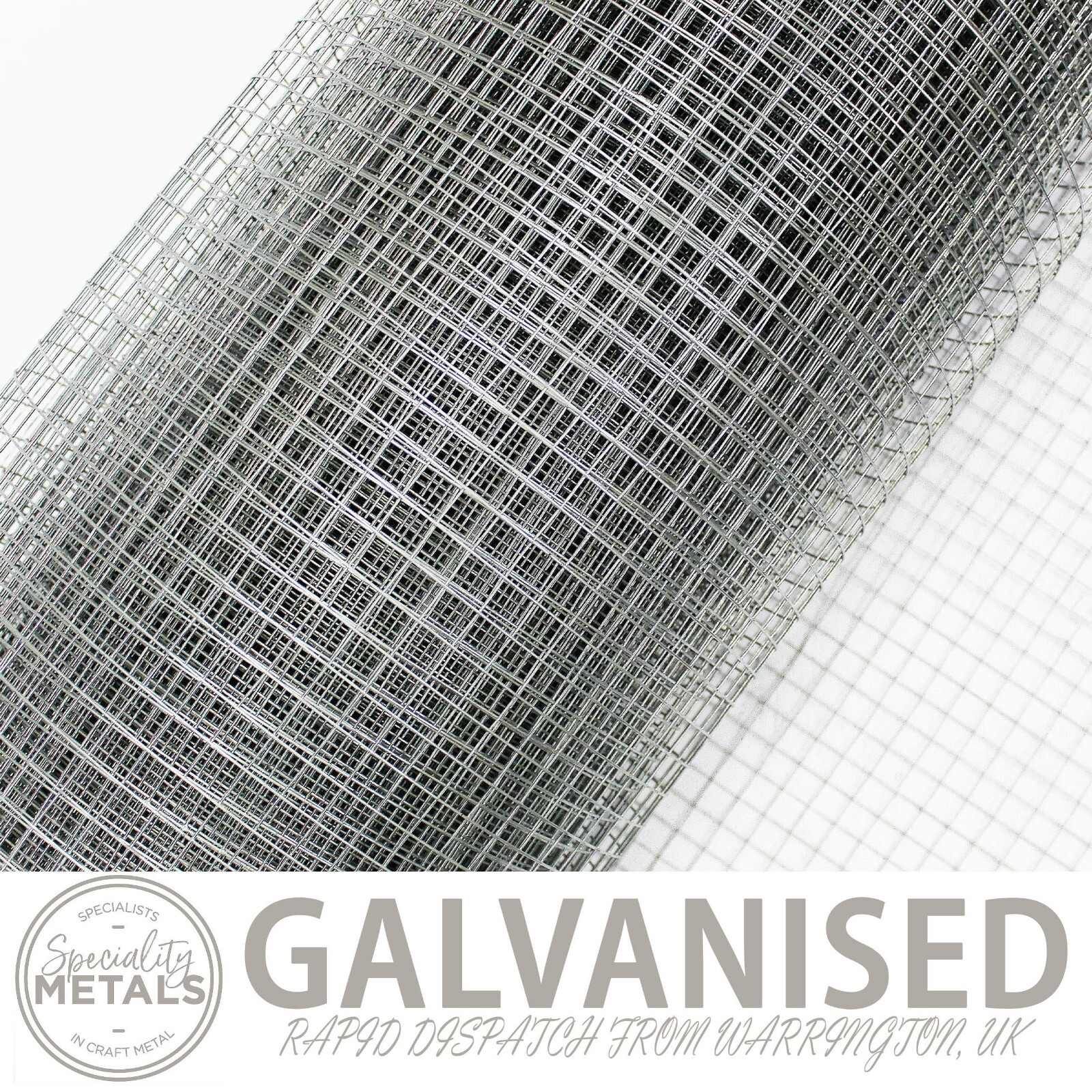 1" & 1/2" Galvanised Steel Welded Mesh Rolls | Reliable Wire Fencing ...