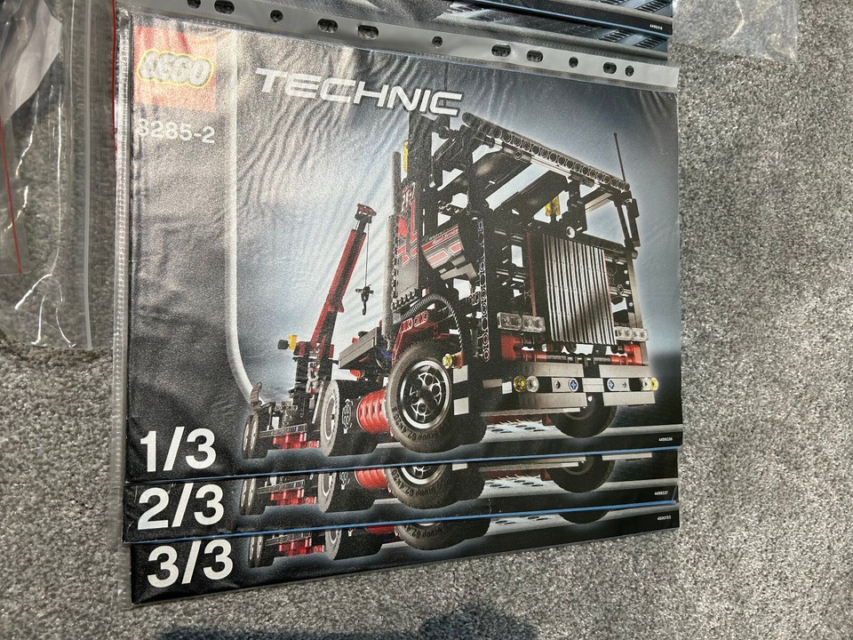 Lego 8285 Tow Truck - LBG MODEL Technic Model 100% complete RARE USED ...
