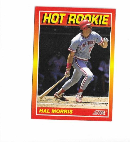 1991 Score Hot Rookie Hal Morris #3 Reds | eBay