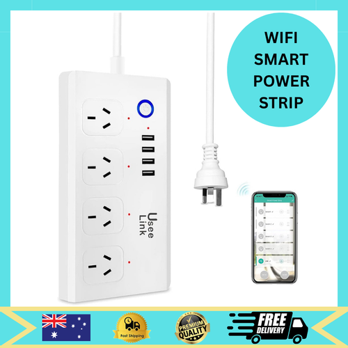 WiFi Smart Power Strip, UseeLink Power Board with 4 Outlets and 4 USB ...